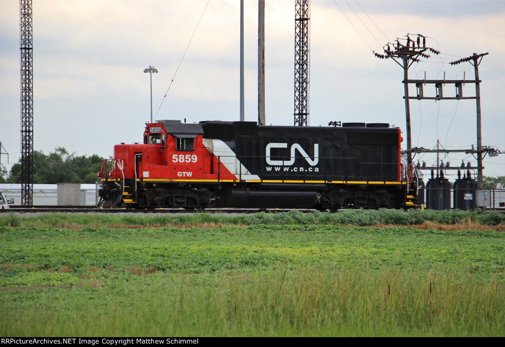 GTW 5859 - Sitting in the TRRA.